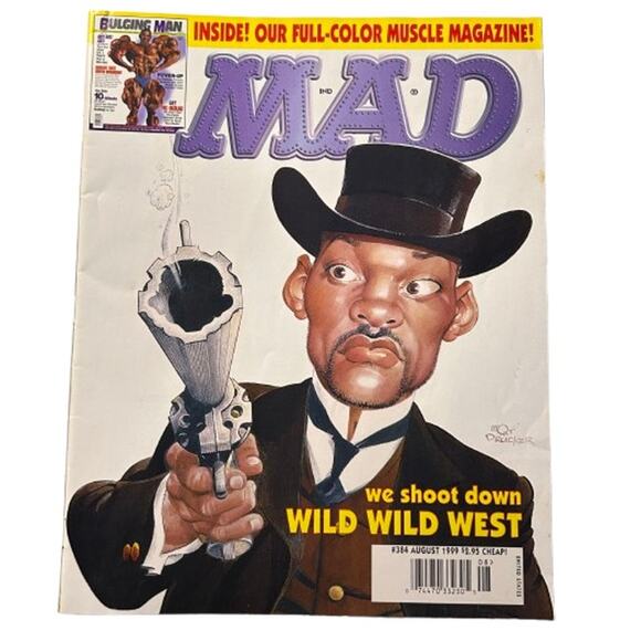 Mad Magazine | Other | Mad Magazine Shoot Down Wild Wild West Aug 999 ...